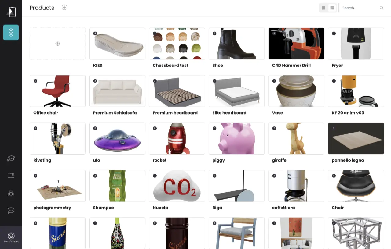 My AR Studio features