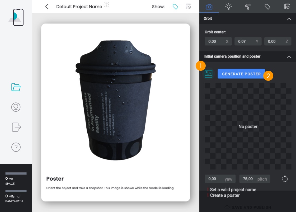 Basic workflow Learn MyARStudio