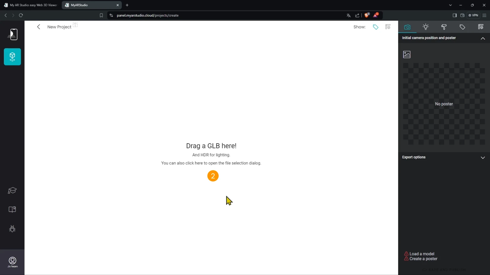 Basic Workflow for Web 3D and Augmented Reality Learn MyARStudio