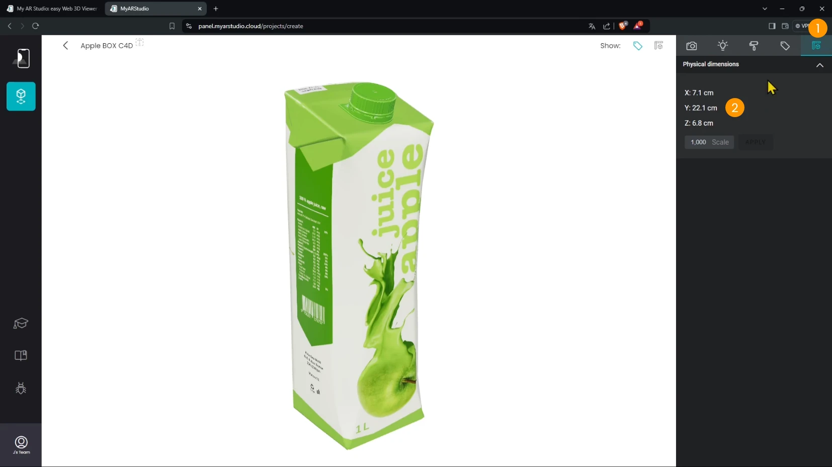Basic Workflow for Web 3D and Augmented Reality Learn MyARStudio