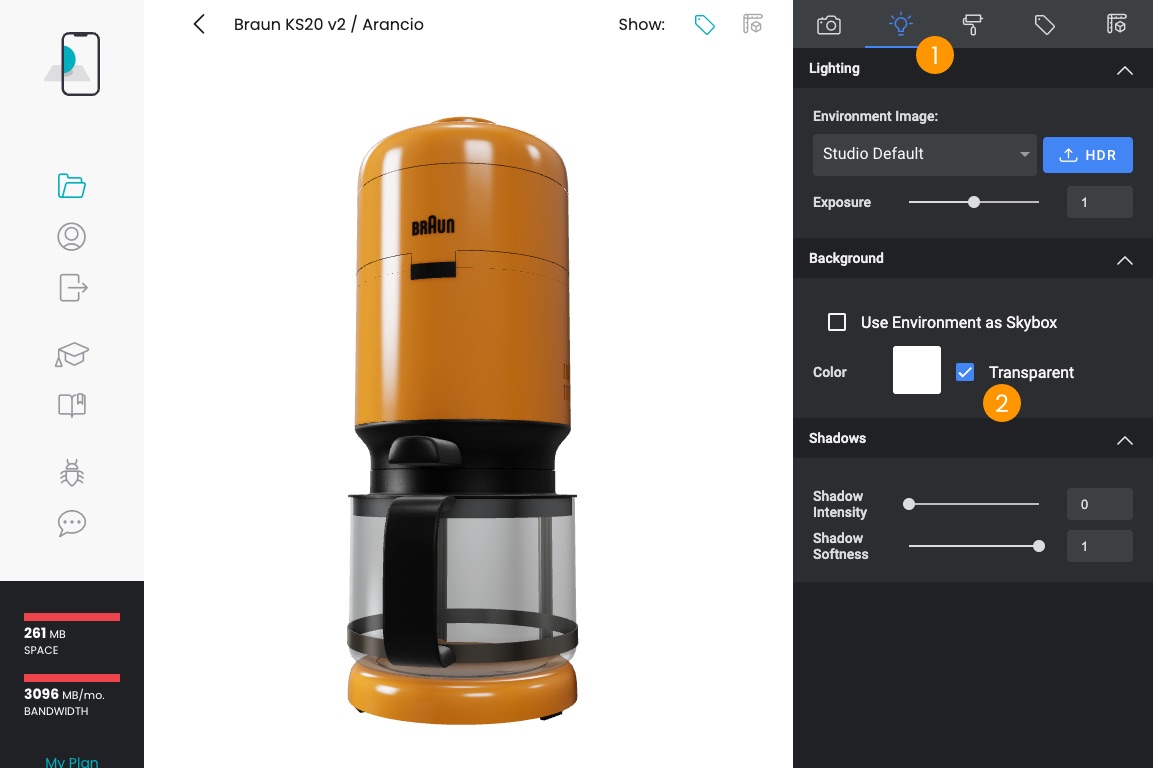 Background image Learn MyARStudio