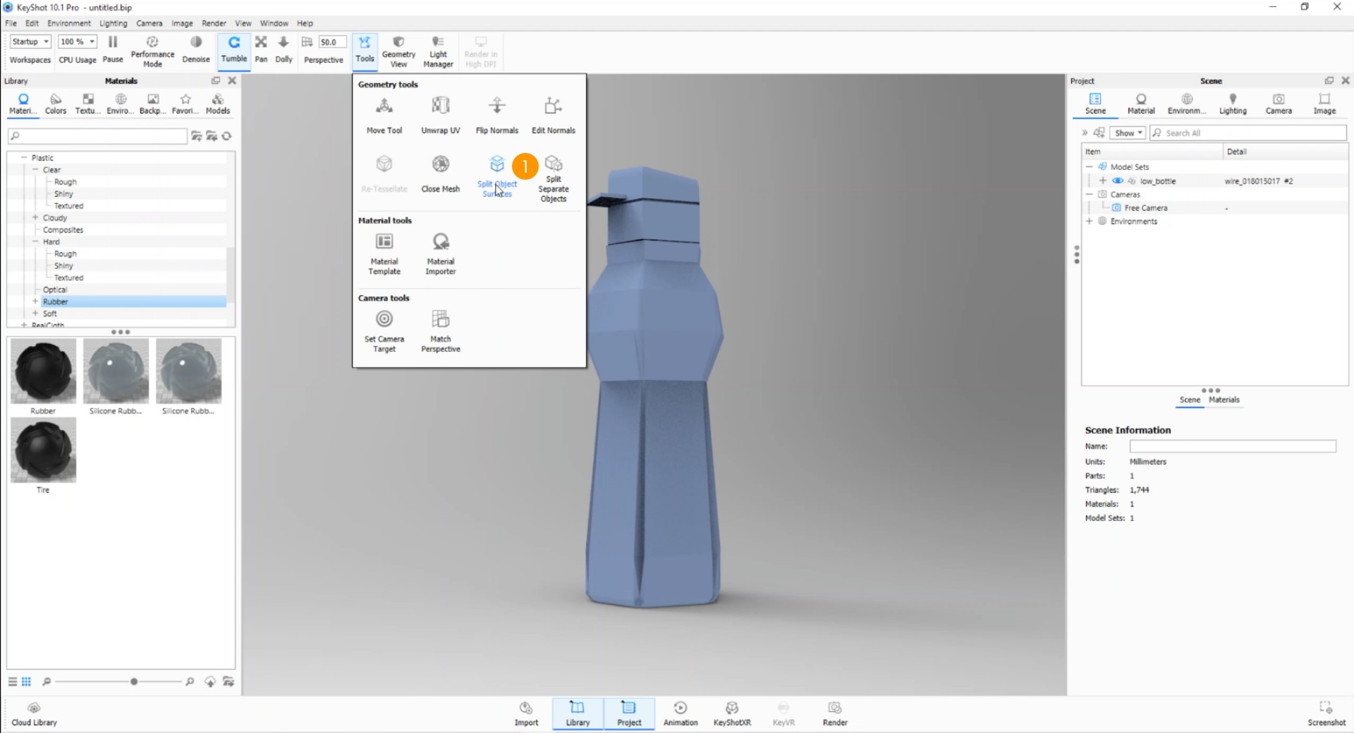 Split object surfaces Learn MyARStudio