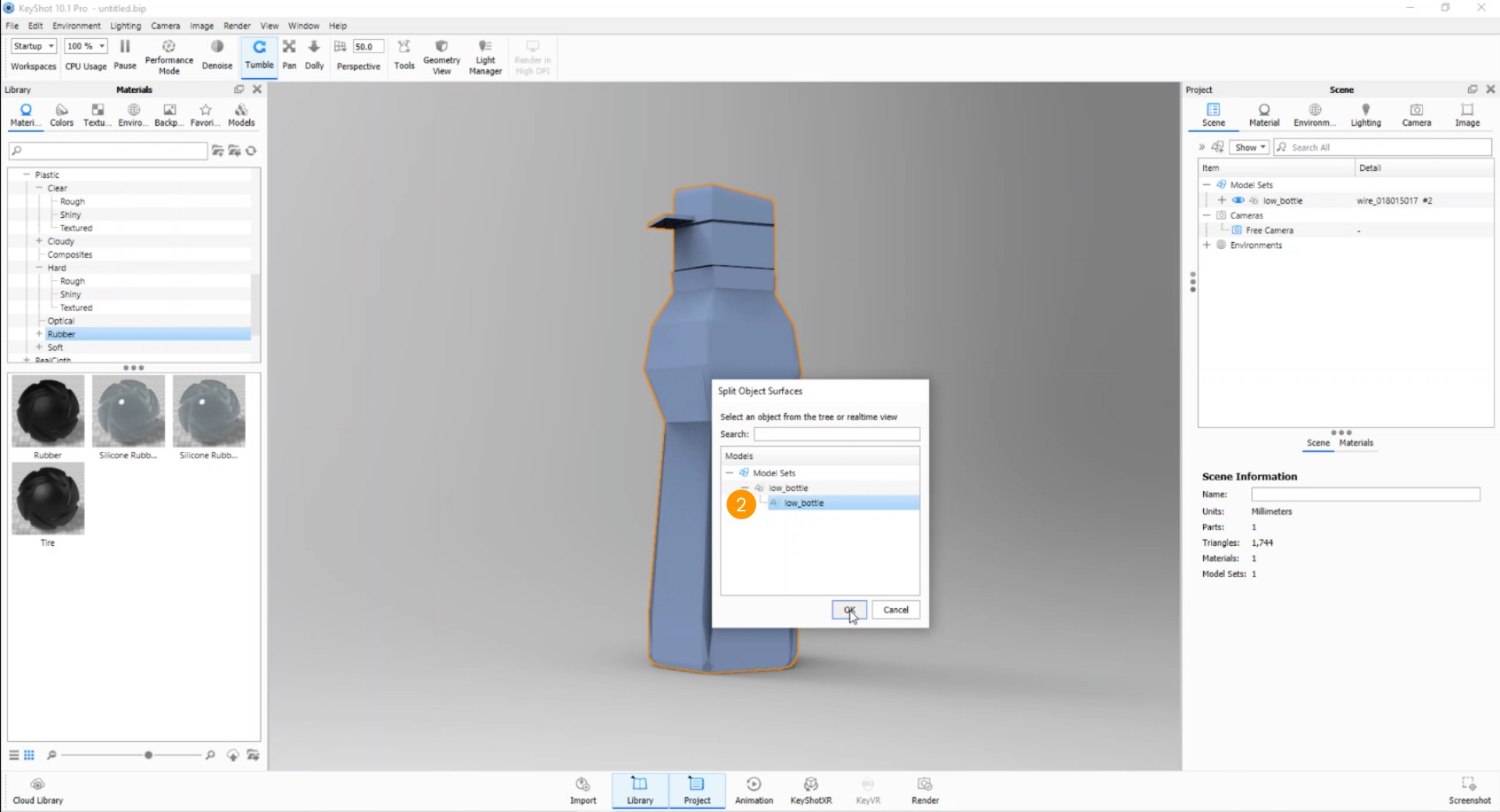 Split object surfaces Learn MyARStudio