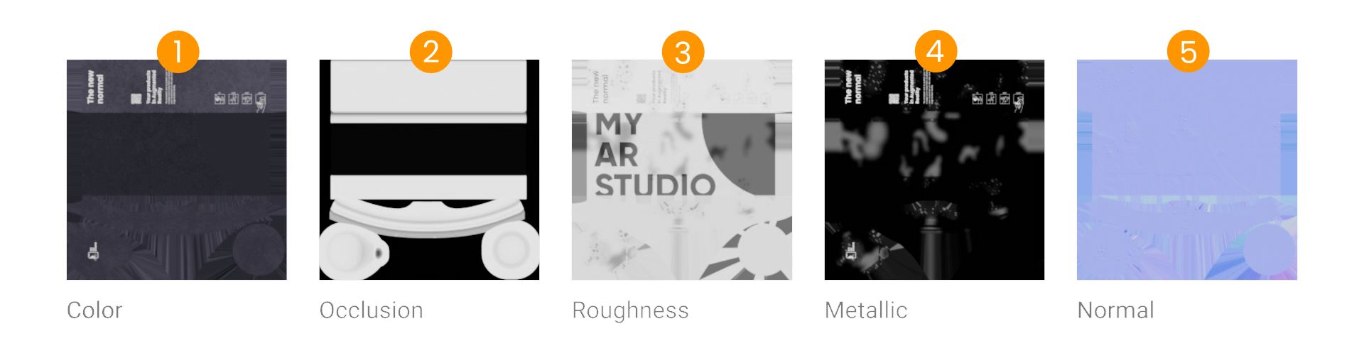 Mappe di un Modello 3D - Materiali PBR Impara MyARStudio